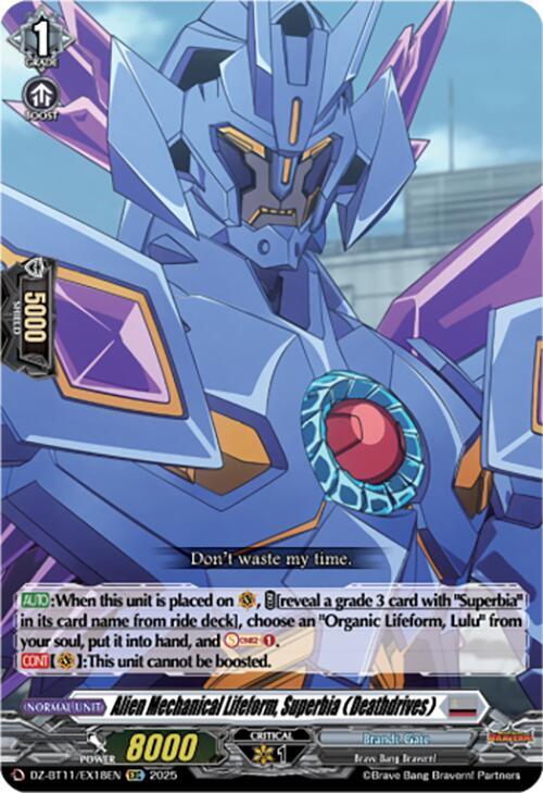 Alien Mechanical Lifeform, Superbia (Deathdrives) - DZ-BT11: Symphony ...