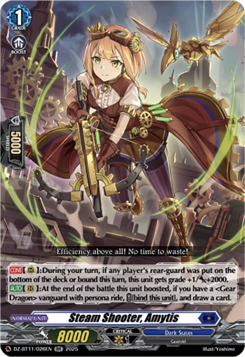 Steam Shooter, Amytis - DZ-BT11: Symphony of Might & Bloom - Cardfight ...