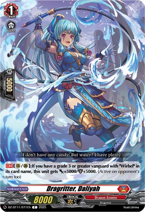 Dragritter, Daliyah - DZ-BT11: Symphony of Might & Bloom - Cardfight ...