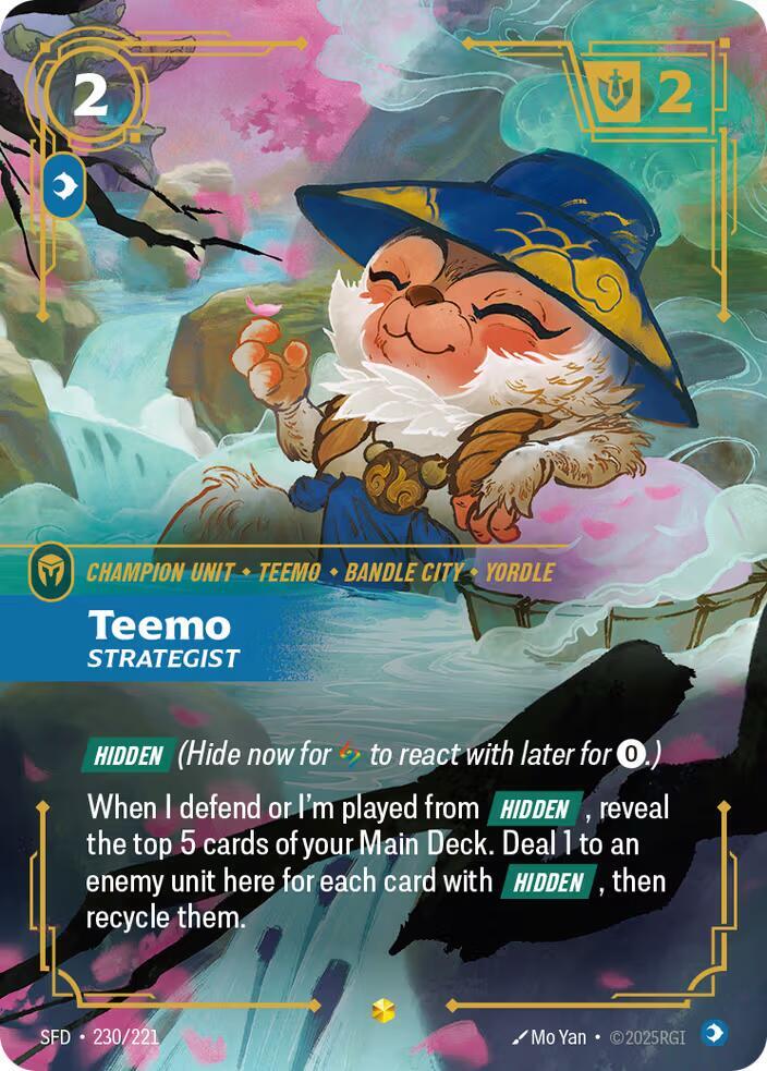 Teemo - Strategist (Overnumbered) - Spiritforged - Riftbound: League of ...