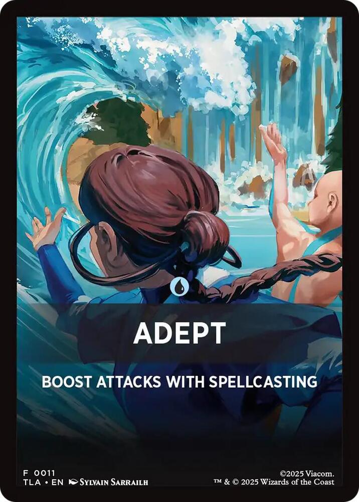 Adept Theme Card - Avatar: The Last Airbender - Magic: The Gathering ...