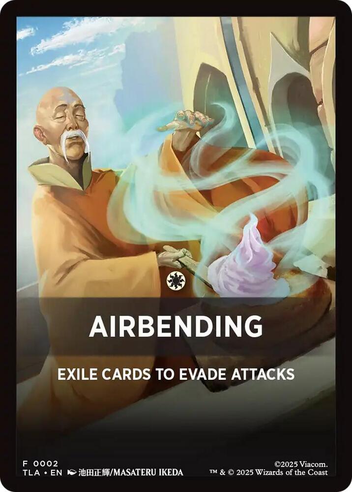 Airbending Theme Card - Avatar: The Last Airbender - Magic: The ...