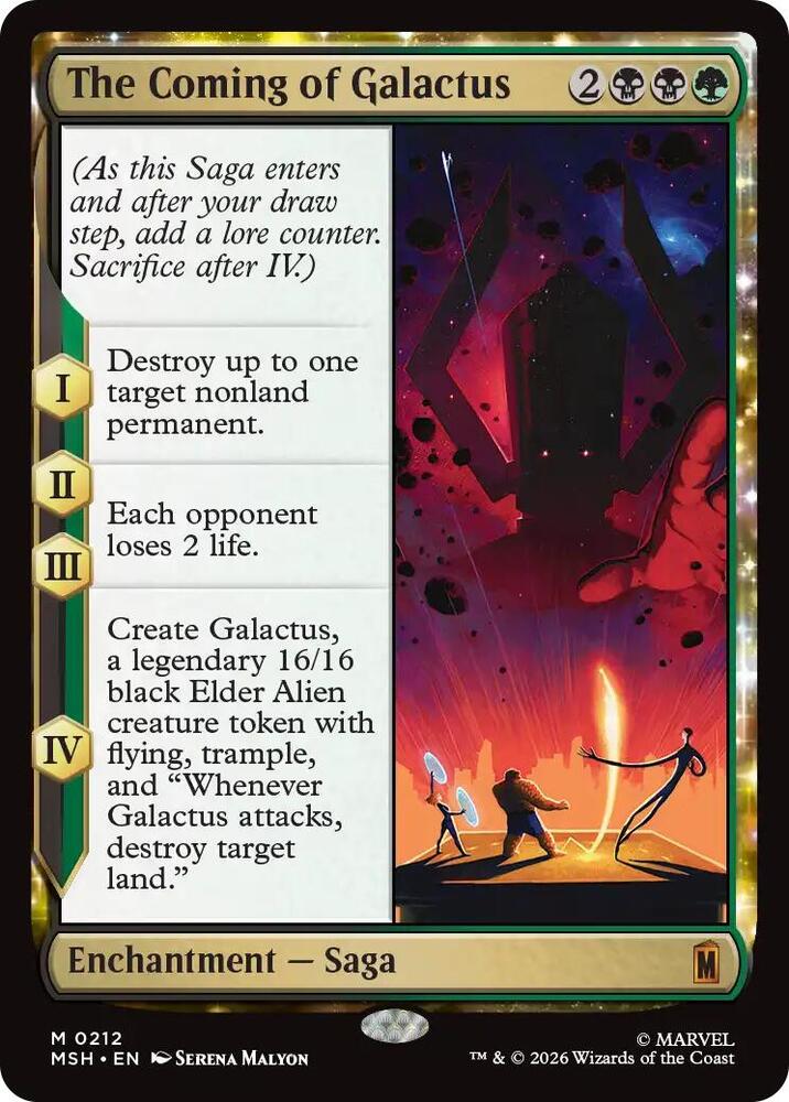 The Coming of Galactus - Marvel Super Heroes - Magic: The Gathering - TCGplayer.com