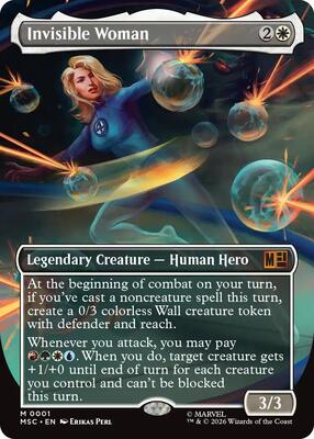 Invisible Woman (Borderless) - Commander: Marvel Super Heroes - Magic ...