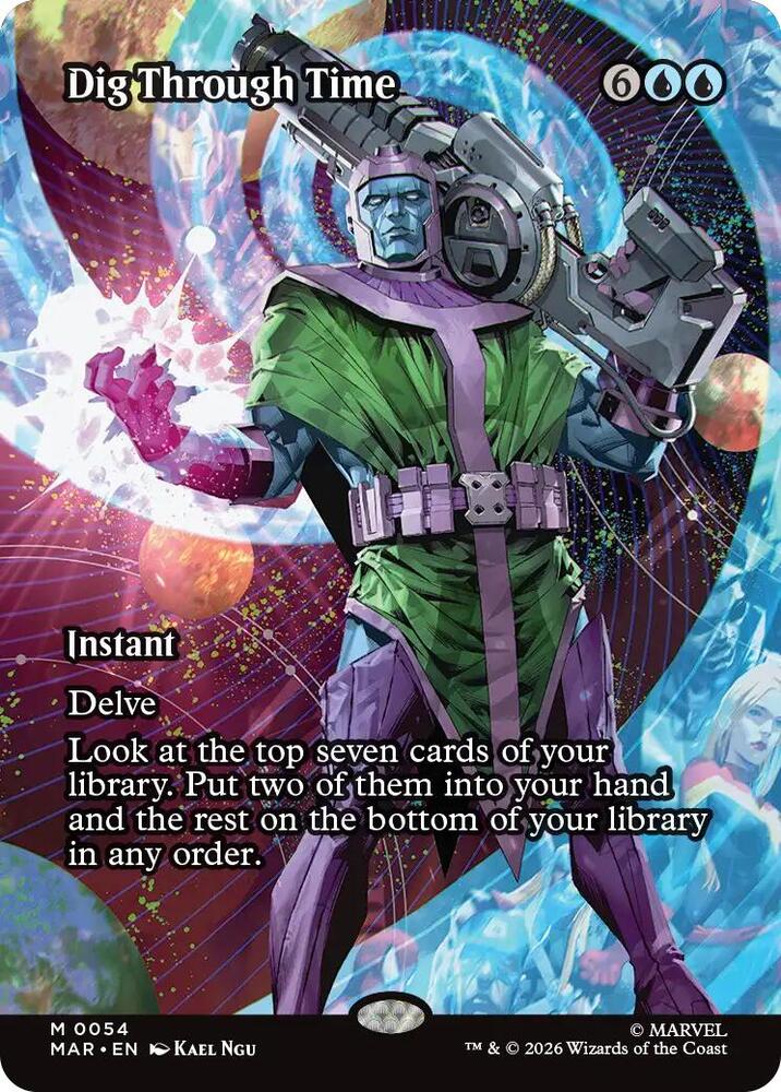 Dig Through Time (Borderless) - Marvel Universe Eternal-Legal - Magic ...