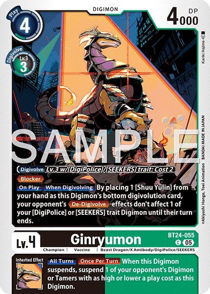 Ginryumon - Time Stranger - Digimon Card Game - TCGplayer.com