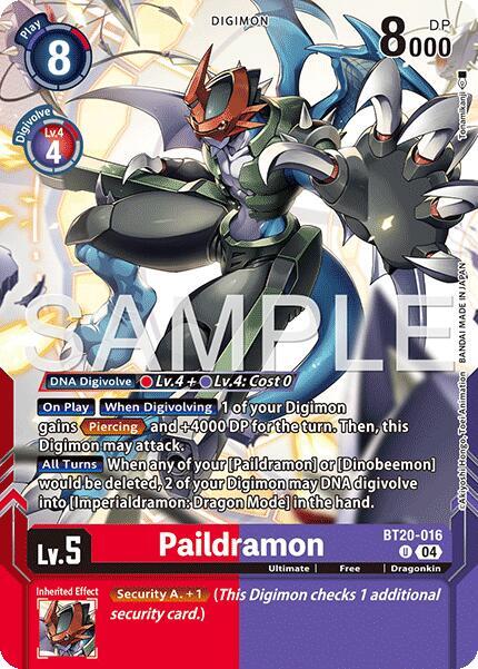 Paildramon (Digimon Card Game Playmat & Card Set) - Release Special ...