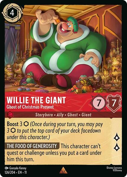 Willie the Giant - Ghost of Christmas Present - Winterspell - Disney ...