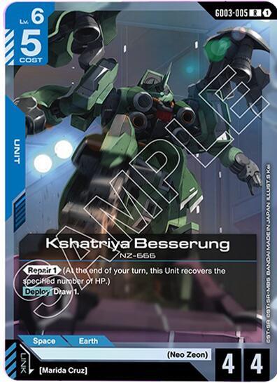 Kshatriya Besserung - Steel Requiem - Gundam Card Game - TCGplayer.com