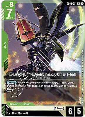 Gundam Deathscythe Hell - Steel Requiem - Gundam Card Game - TCGplayer.com