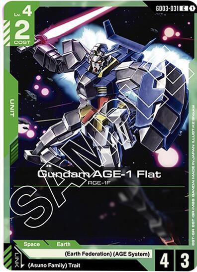 Gundam AGE-1 Flat - Steel Requiem - Gundam Card Game - TCGplayer.com