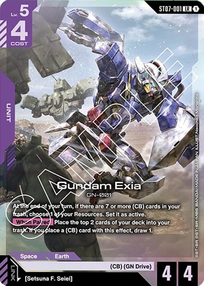 Gundam Exia (ST07-001) - Starter Deck 07: Celestial Drive - Gundam Card ...