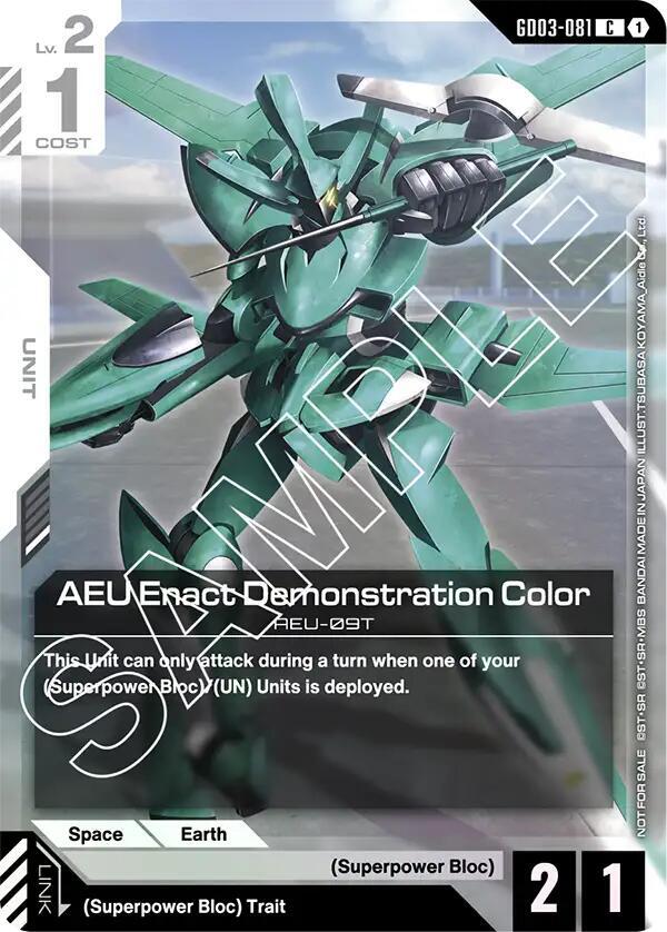 AEU Enact Demonstration Color (Store Tournament Participant Pack 03 ...