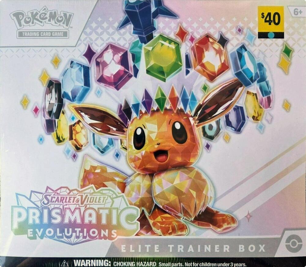Prismatic Evolutions Elite Trainer Box (Dollar General Exclusive) - SV ...
