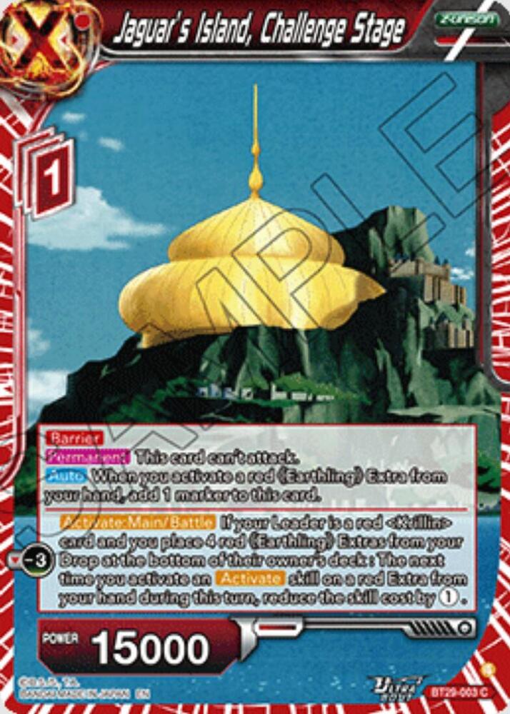 Jaguar's Island, Challenge Stage - Fearsome Rivals - Dragon Ball Super ...