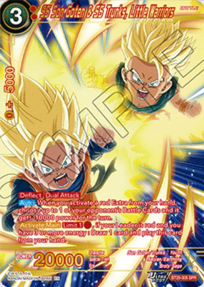 SS Son Goten & SS Trunks, Little Warriors (SPR) - Fearsome Rivals ...