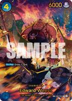 Edward Weevil - EB01-023 (SP) - The Azure Sea's Seven - One Piece Card ...