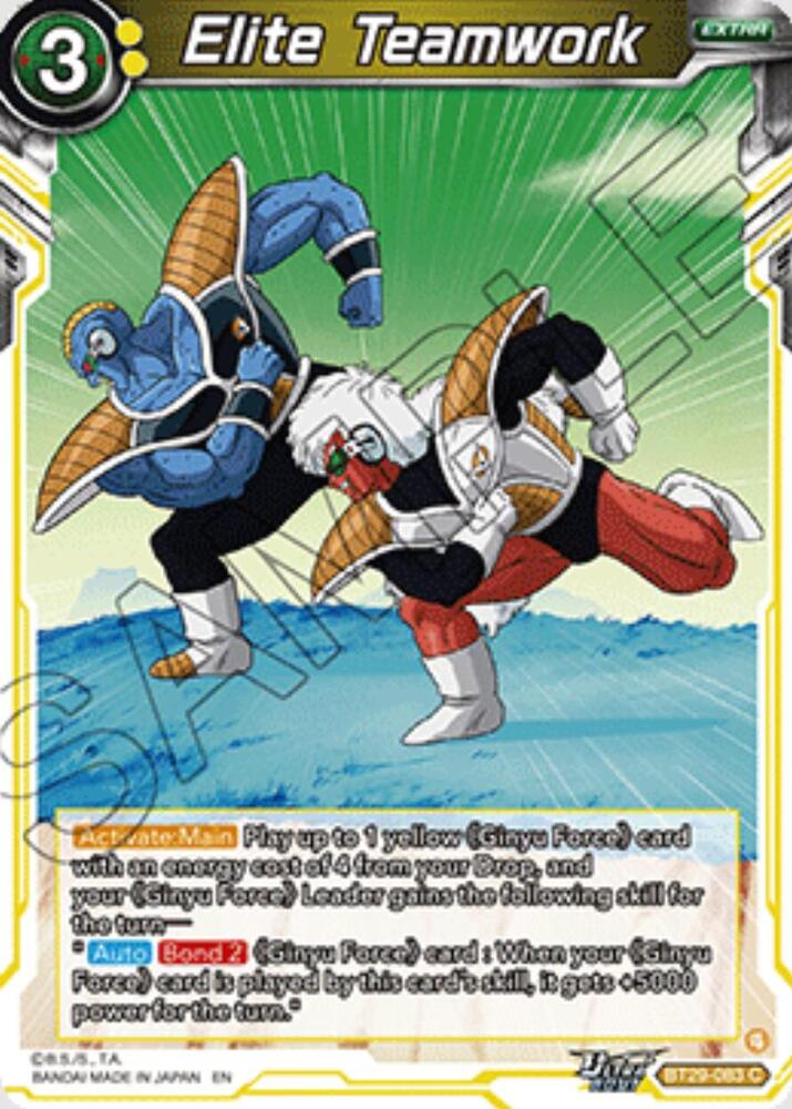 Elite Teamwork - Fearsome Rivals - Dragon Ball Super: Masters ...