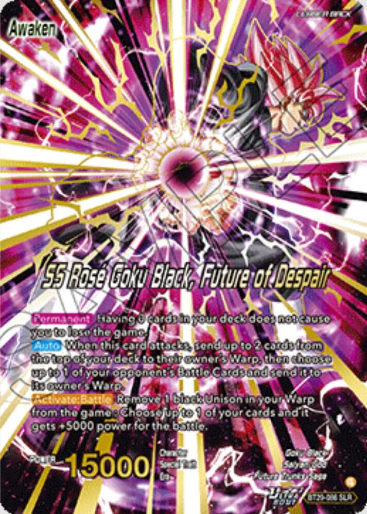 Goku Black // SS Rose Goku Black, Future of Despair (SLR) - Fearsome ...