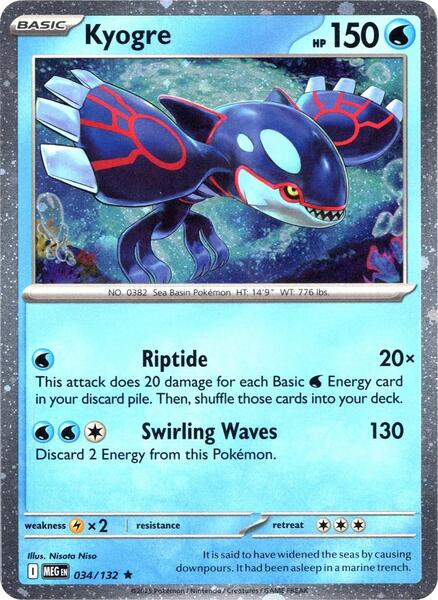 Kyogre (Cosmos Holo) - Miscellaneous Cards & Products - Pokemon ...