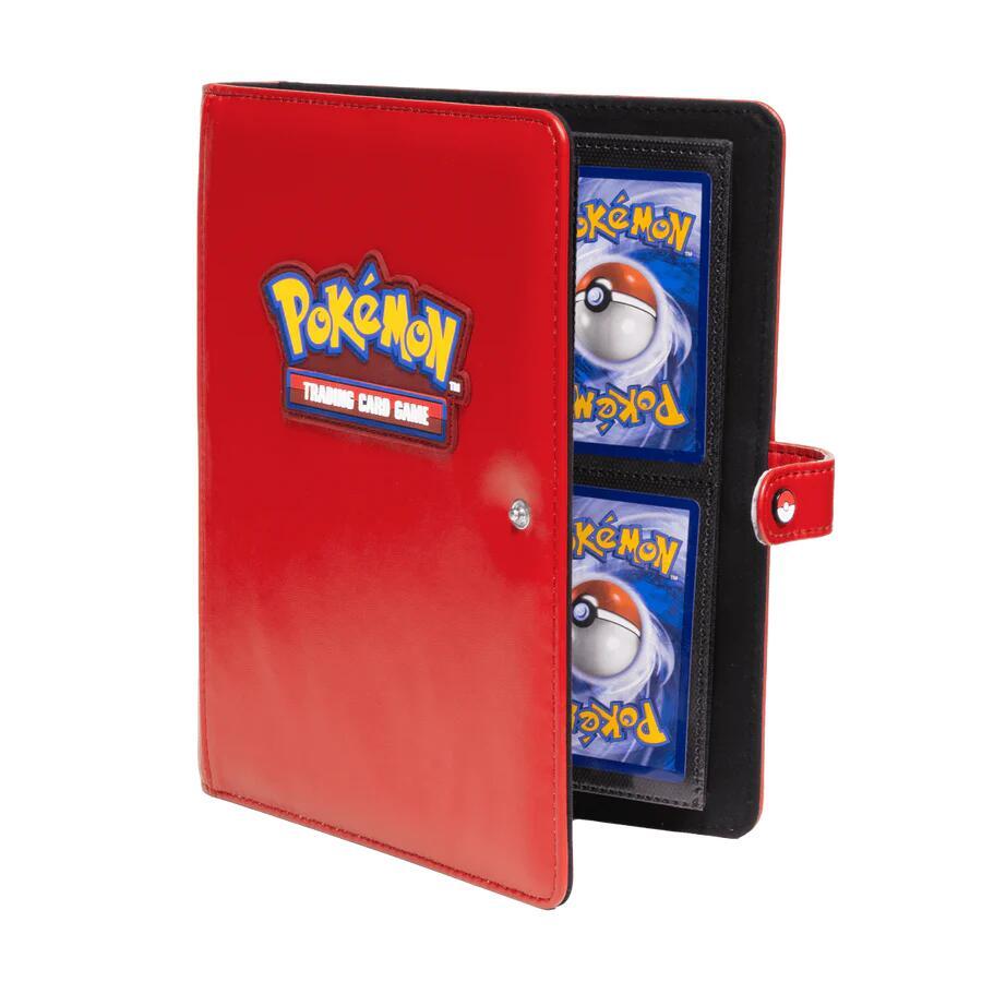 Premium 4-Pocket Snap Binder for Pokémon (Red) - Ultra Pro Storage ...