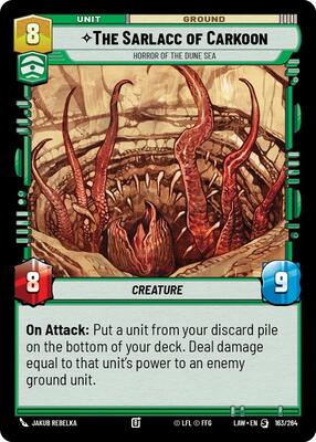 The Sarlacc of Carkoon - Horror of the Dune Sea - A Lawless Time - Star ...