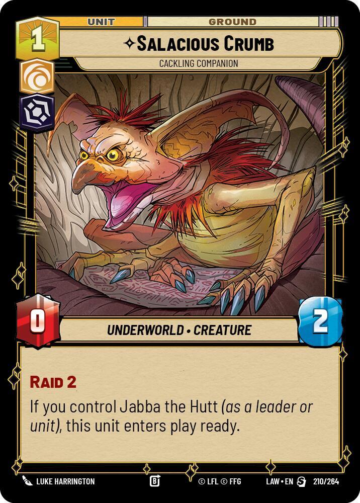 Salacious Crumb - Cackling Companion - A Lawless Time - Star Wars ...