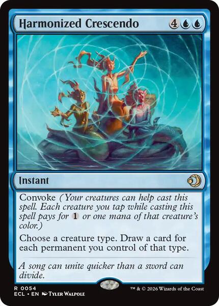 Harmonized Crescendo Lorwyn Eclipsed Magic The Gathering