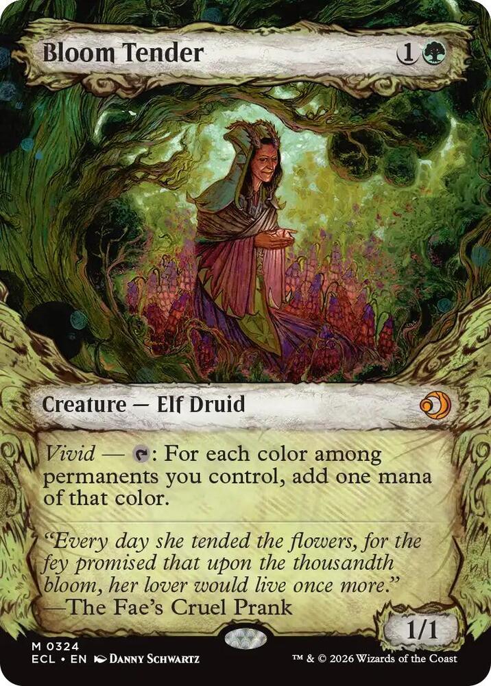 Bloom Tender (0324) (Showcase) - Lorwyn Eclipsed - Magic: The Gathering ...