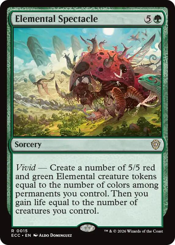 Elemental Spectacle - Commander: Lorwyn Eclipsed - Magic: The Gathering ...