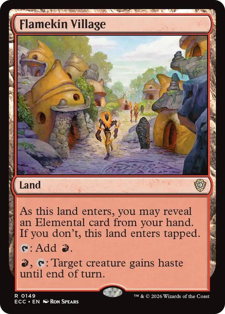 Flamekin Village - Commander: Lorwyn Eclipsed - Magic: The Gathering ...