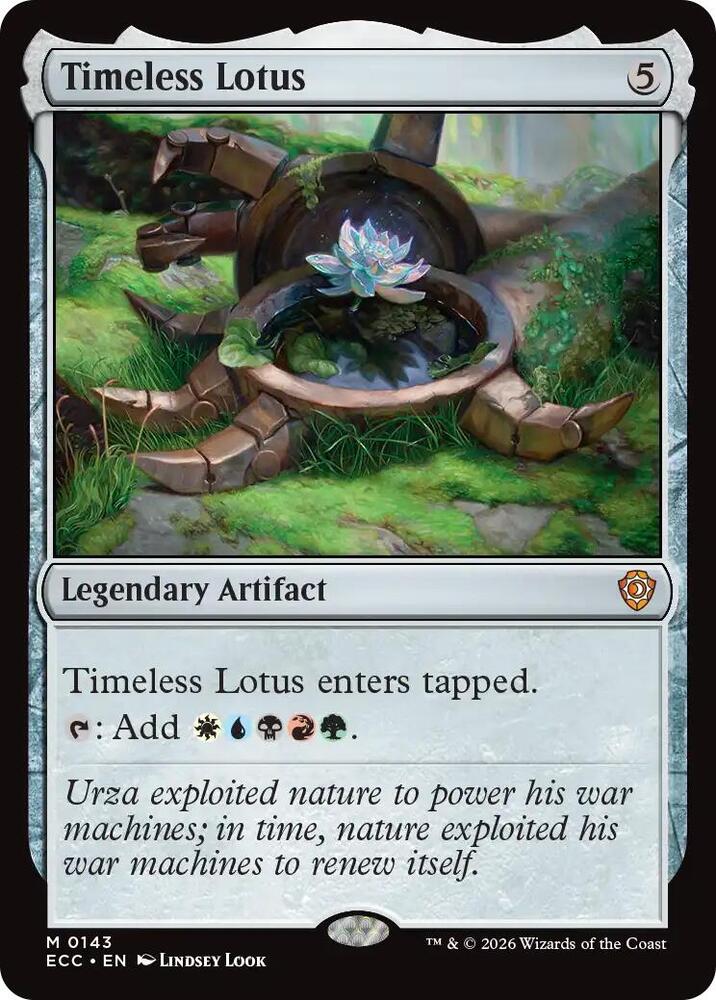 Timeless Lotus - Commander: Lorwyn Eclipsed - Magic: The Gathering ...