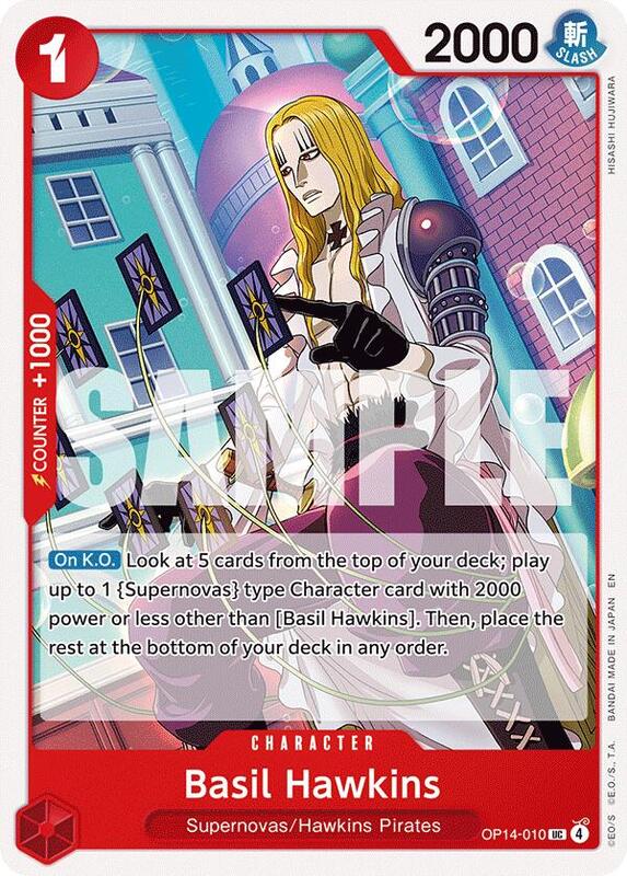 Basil Hawkins - The Azure Sea's Seven - One Piece Card Game - TCGplayer.com