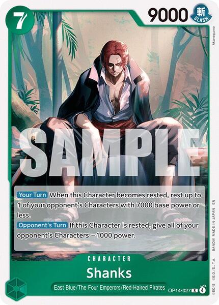 Shanks - The Azure Sea's Seven - One Piece Card Game - TCGplayer.com