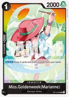 Miss.Goldenweek(Marianne) - The Azure Sea's Seven - One Piece Card Game ...