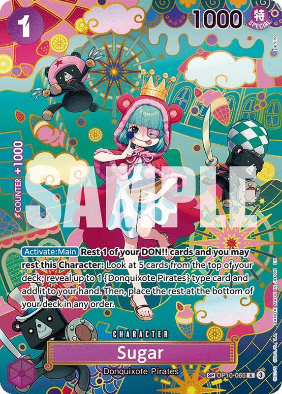 Sugar - OP10-065 (SP) - The Azure Sea's Seven - One Piece Card Game ...