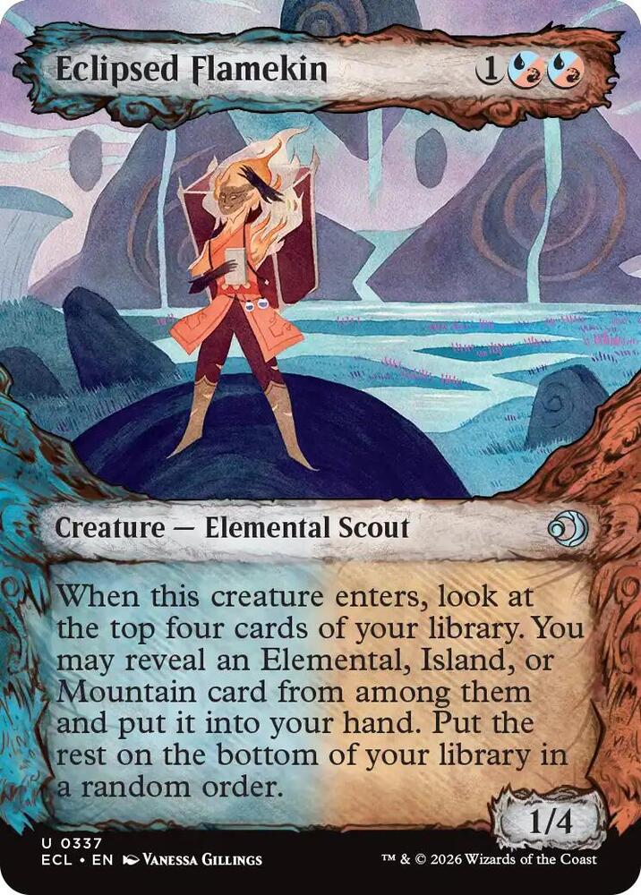 Eclipsed Flamekin (Showcase) - Lorwyn Eclipsed - Magic: The Gathering ...