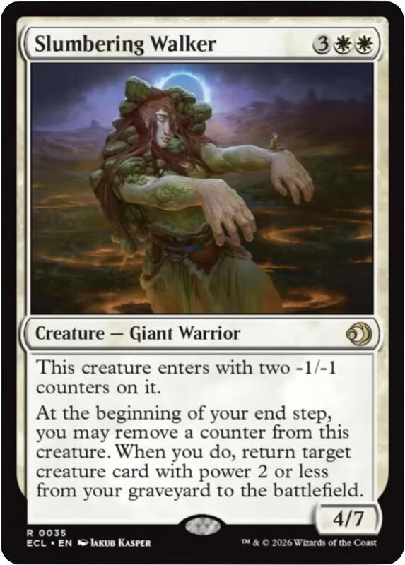 Slumbering Walker - Lorwyn Eclipsed - Magic: The Gathering - TCGplayer.com
