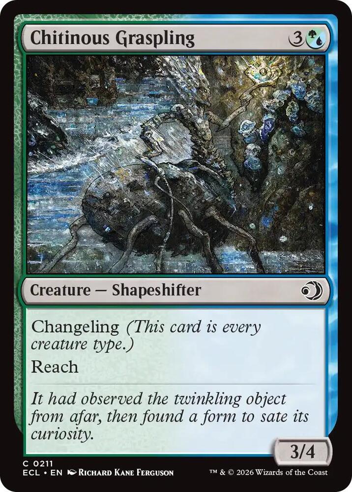 Chitinous Graspling - Lorwyn Eclipsed - Magic: The Gathering ...