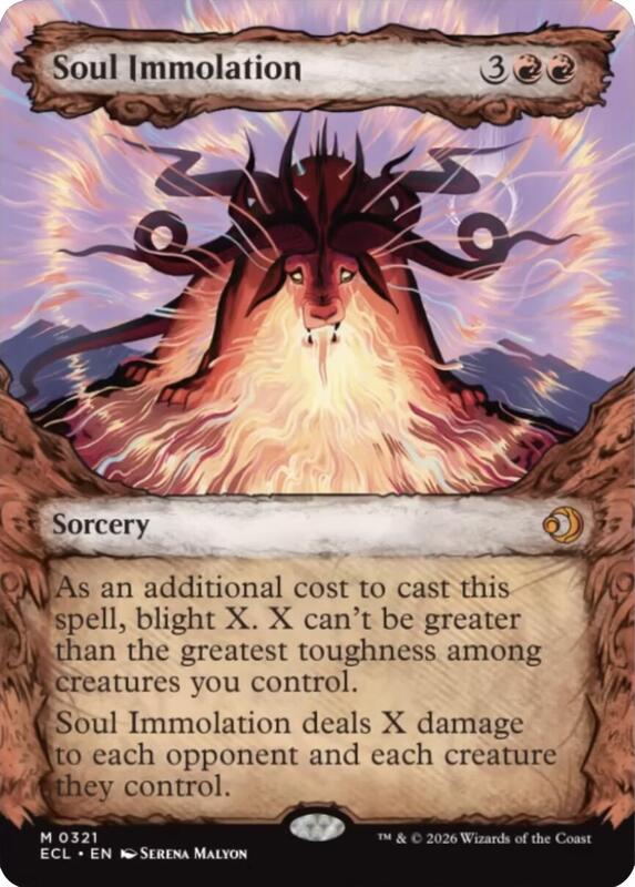 Soul Immolation (Showcase) - Lorwyn Eclipsed - Magic: The Gathering ...