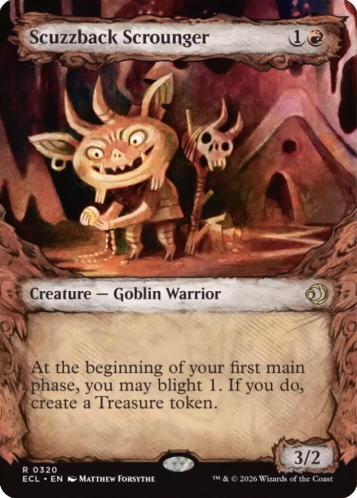 Scuzzback Scrounger (Showcase) - Lorwyn Eclipsed - Magic: The Gathering ...
