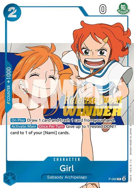 Girl (OP14 Release Event Winner) - One Piece Promotion Cards - One ...
