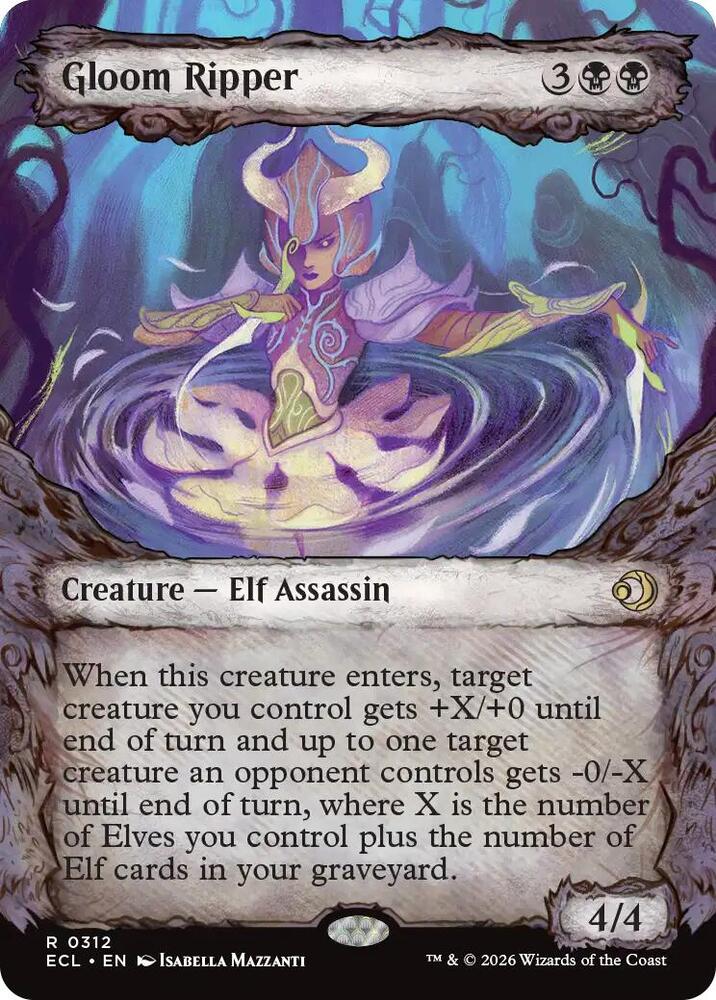 Gloom Ripper (Showcase) - Lorwyn Eclipsed - Magic: The Gathering ...