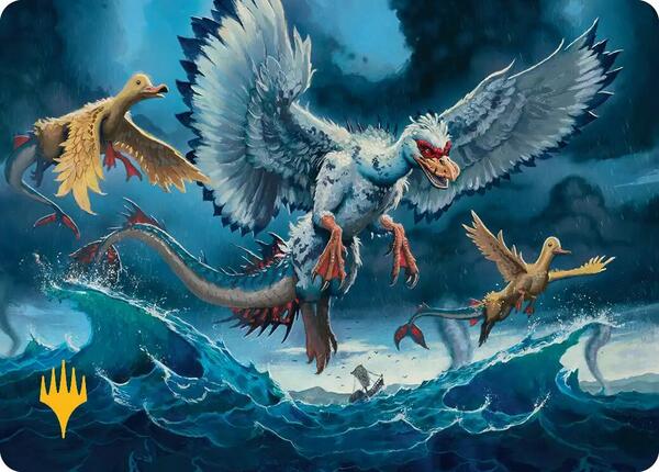 Sunderflock Art Card (Gold-Stamped Planeswalker Symbol) - Art Series ...