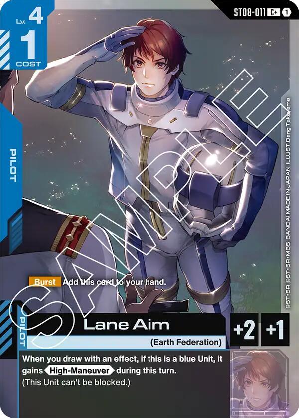 Lane Aim (C+) - Starter Deck 08: Flash of Radiance - Gundam Card Game ...