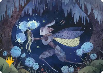 Bitterbloom Bearer Art Card (Gold-Stamped Planeswalker Symbol) - Art ...