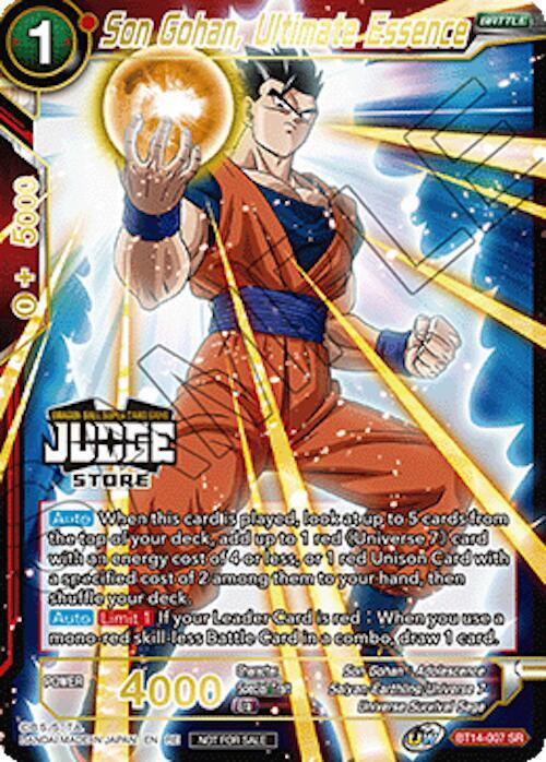 Son Gohan, Ultimate Essence (Judge Pack Vol.18) (Store) - Judge ...