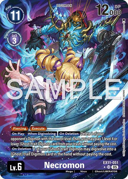Necromon (Alternate Art) - Dawn of Liberator - Digimon Card Game ...