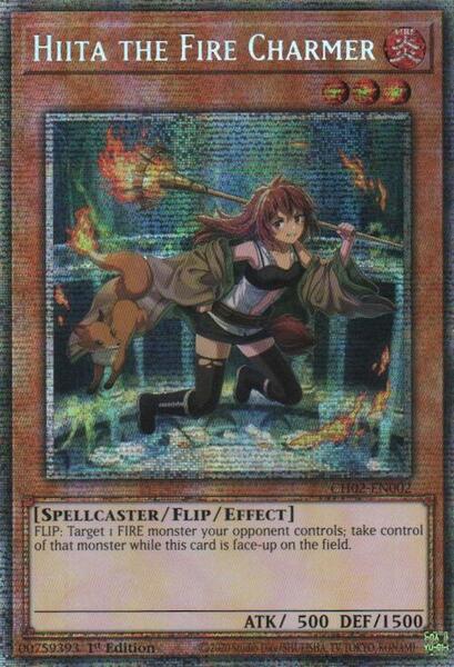 Hiita the Fire Charmer (Starlight Rare) - THE CHRONICLES DECK: Spirit ...