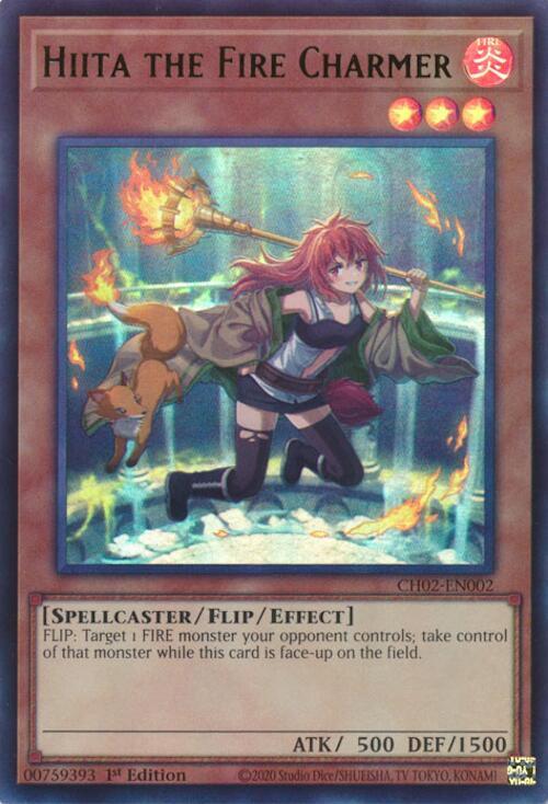 Hiita the Fire Charmer (Ultra Rare) - THE CHRONICLES DECK: Spirit ...